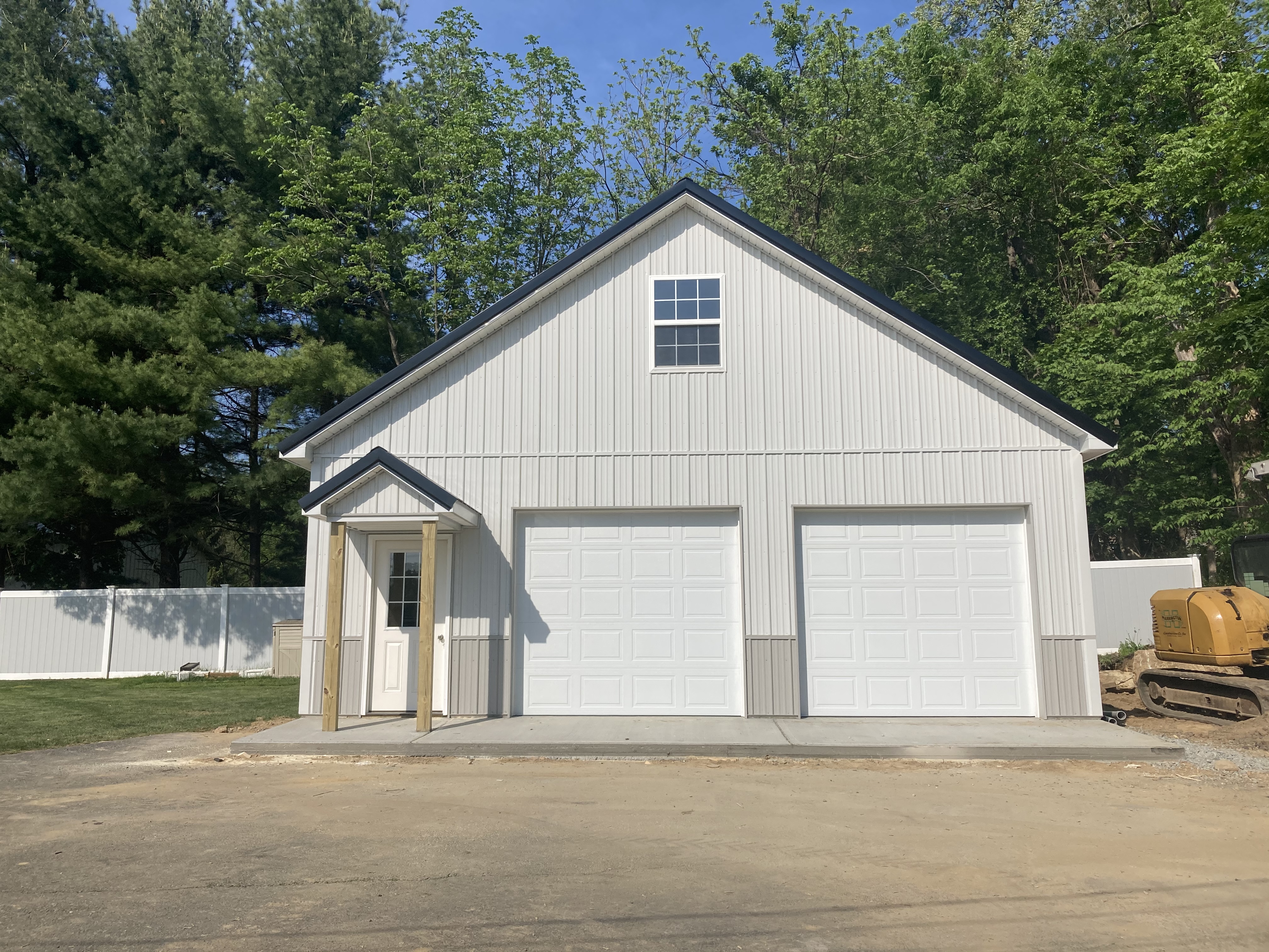 White Pole Barn - Extreme Pole Buildings
