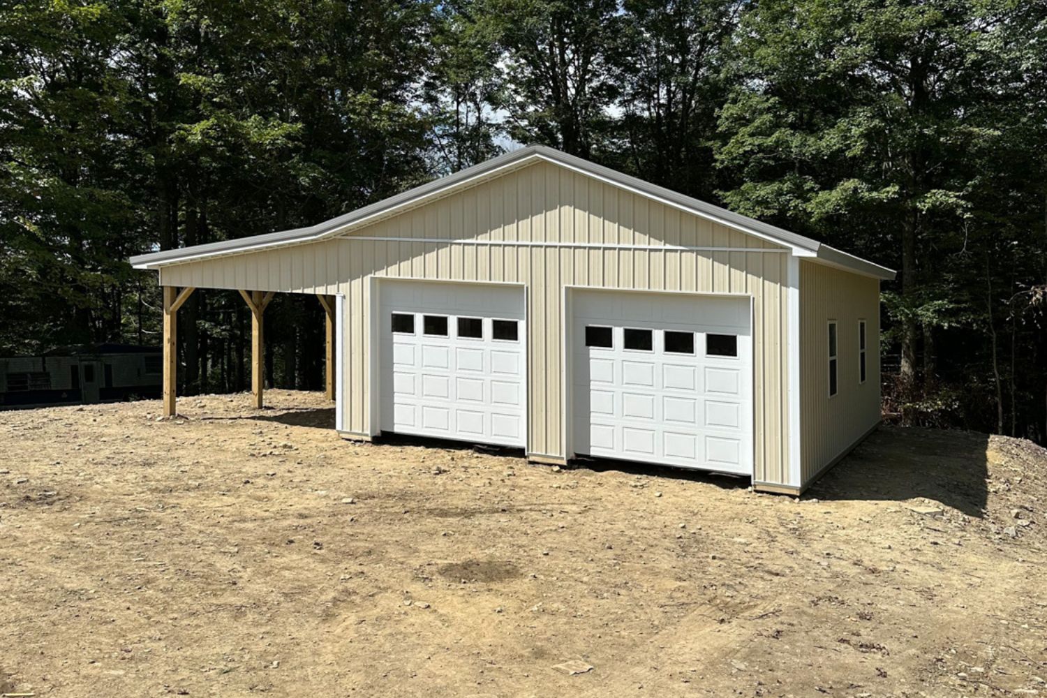 24x32 Pole Barn in Rome PA | Extreme Pole Buildings