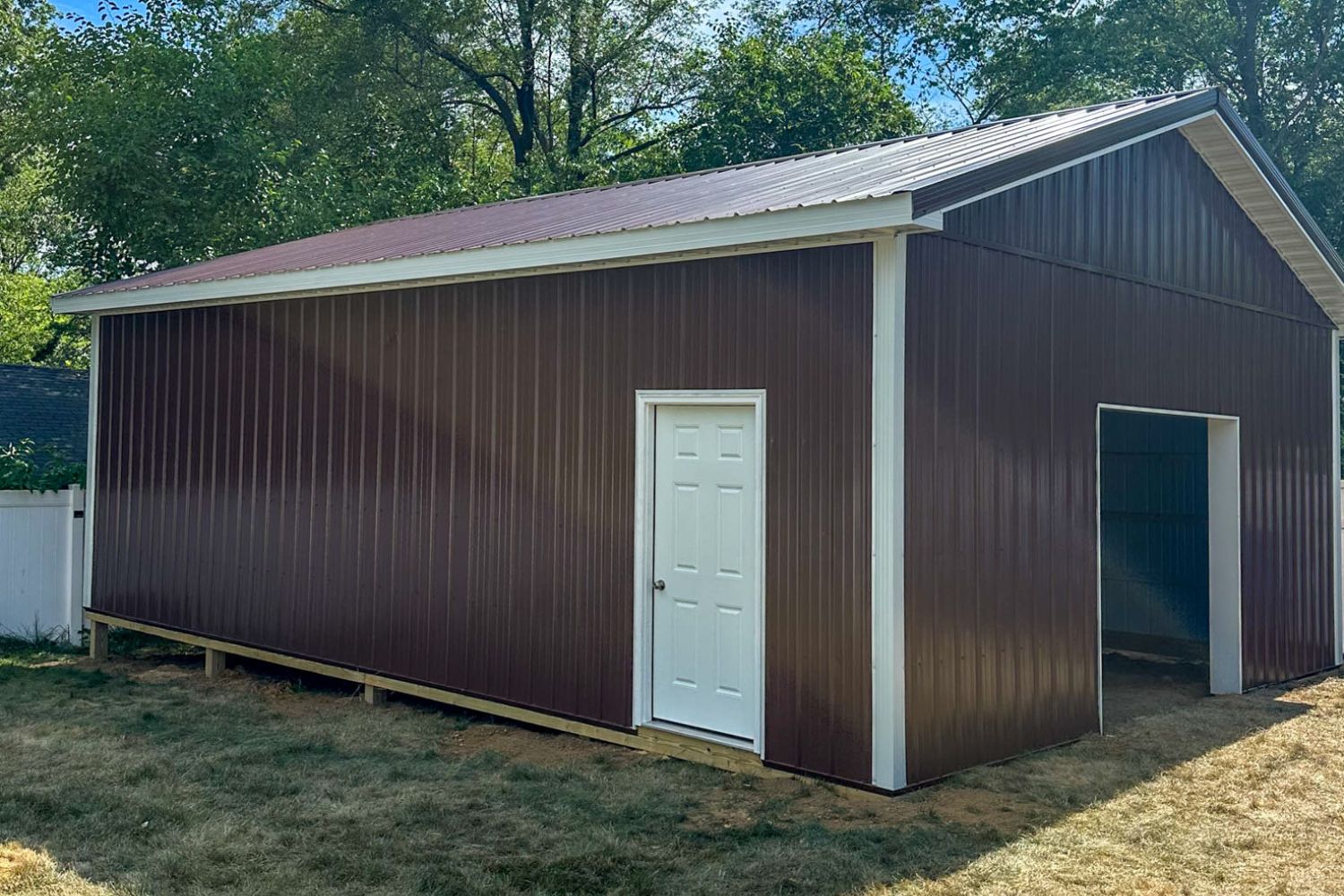 24X32 Pole Barn Garage in Cinnaminson NJ | Extreme Pole Buildings