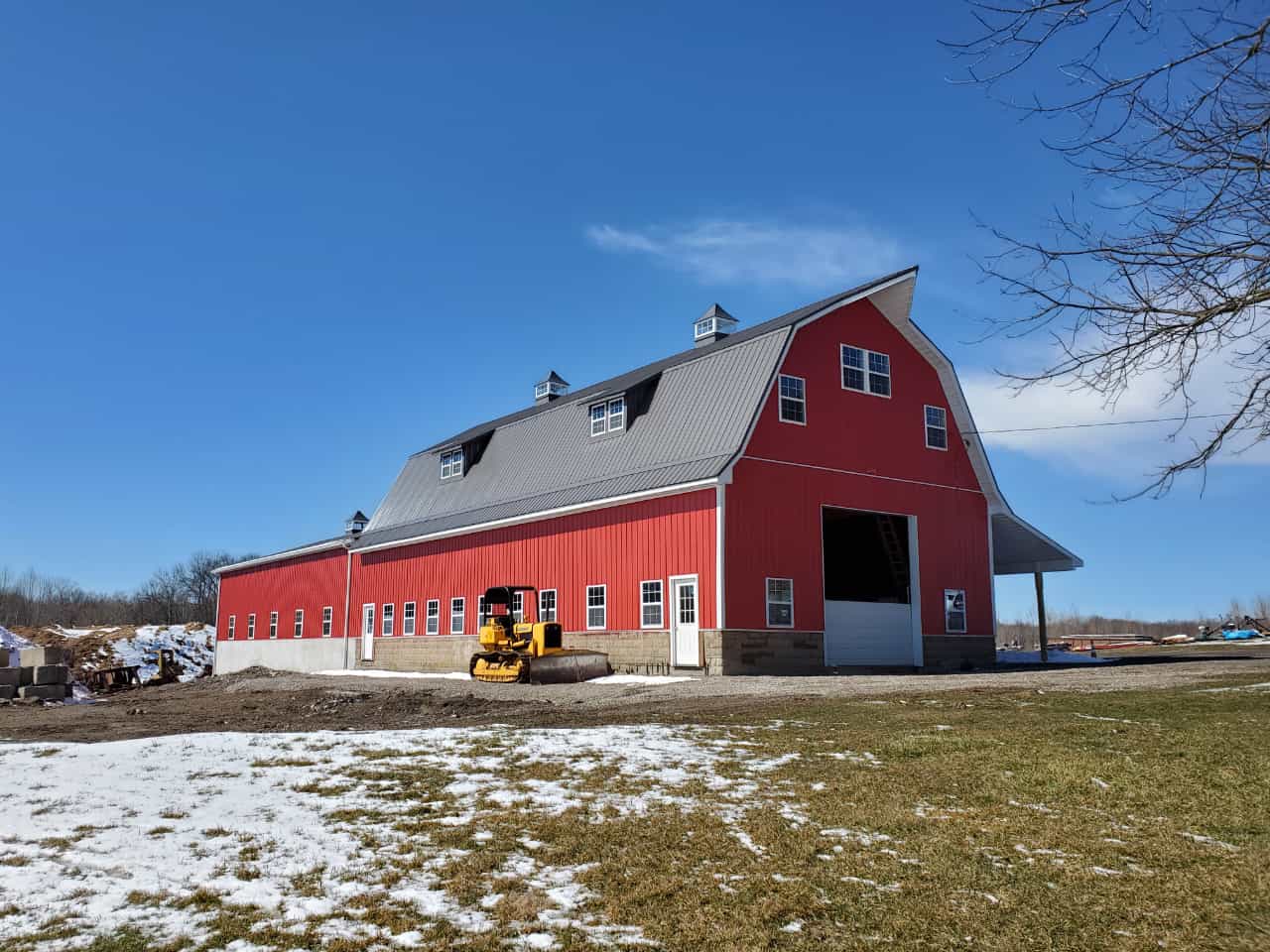 Charcoal and Black Pole Barns | Extreme Pole Buildings