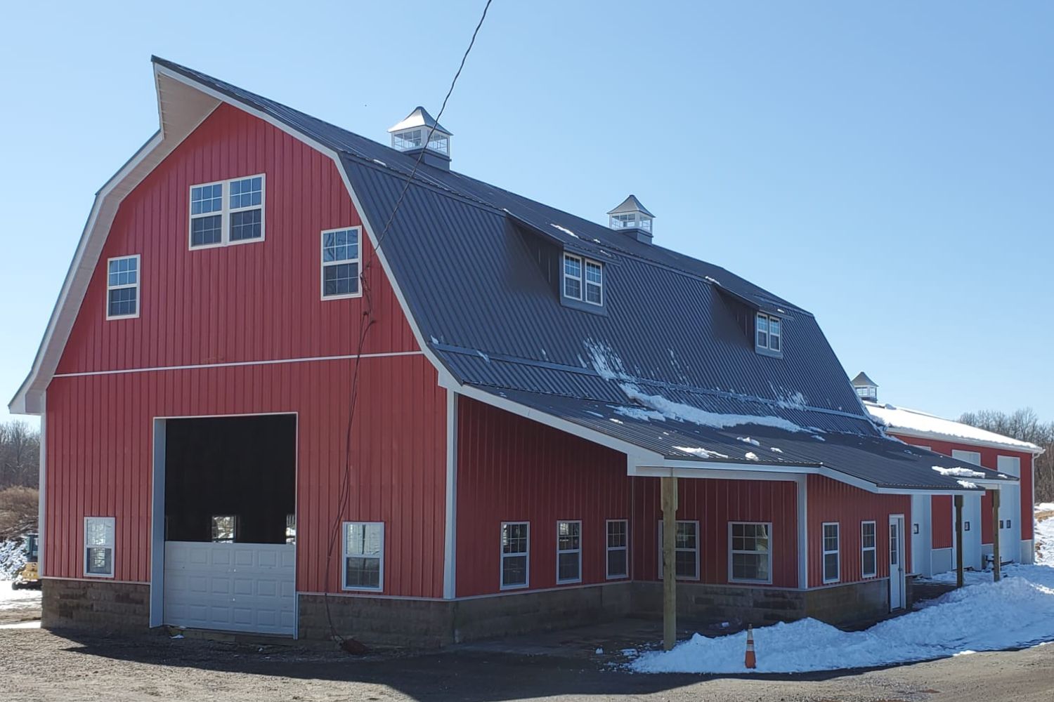 Gambrel Roof Pole Barn House